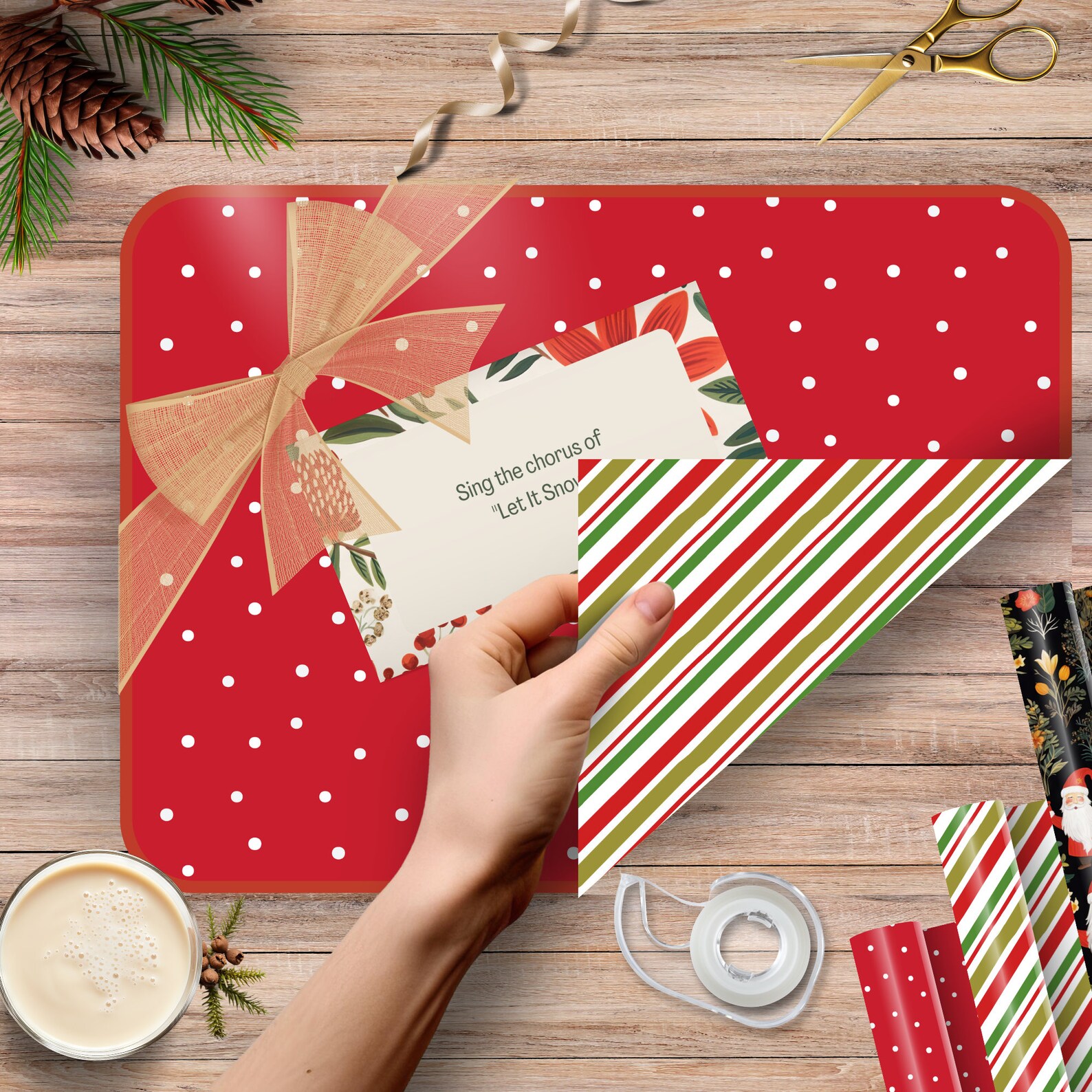 Pass the Prize Holiday Game, Christmas Present Exchange Printable Cards ...