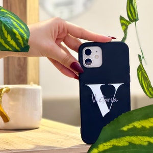 Monogram iPhone Case With Initials Phone Case Personalised Phone Case ...
