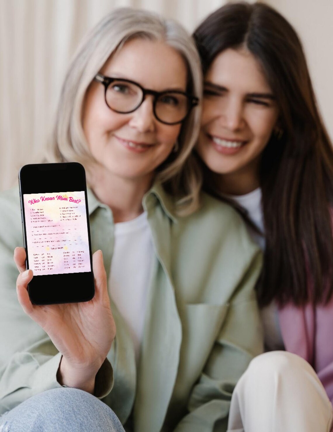 Mother’s Day Game Cards - Who Knows Mom Best - Printable Quiz & This or ...