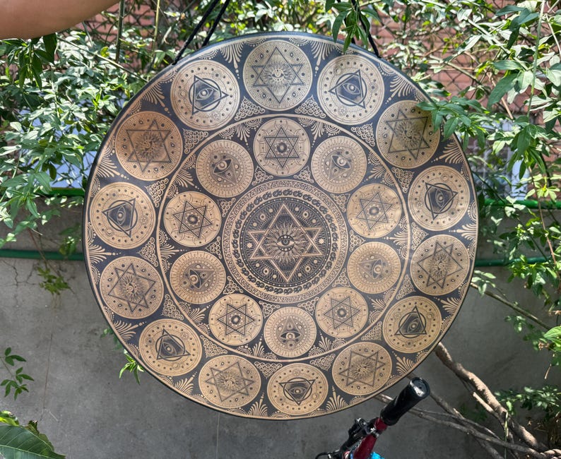 Scared Geometry Open EYE Gong for Sound Healing Meditation Sound ...