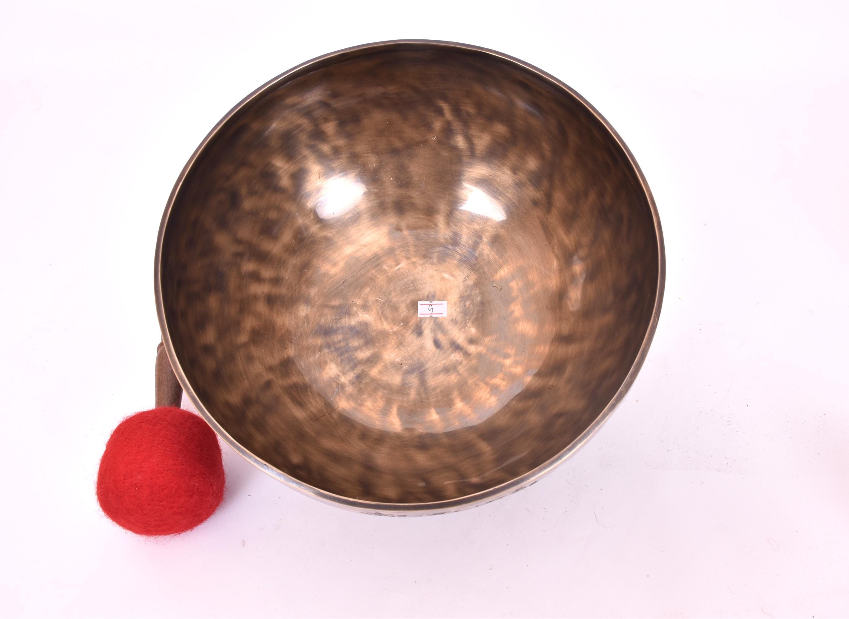 12 Inches Full Moon Singing Bowl - Large Head Therapy Bowls -33 Cm ...