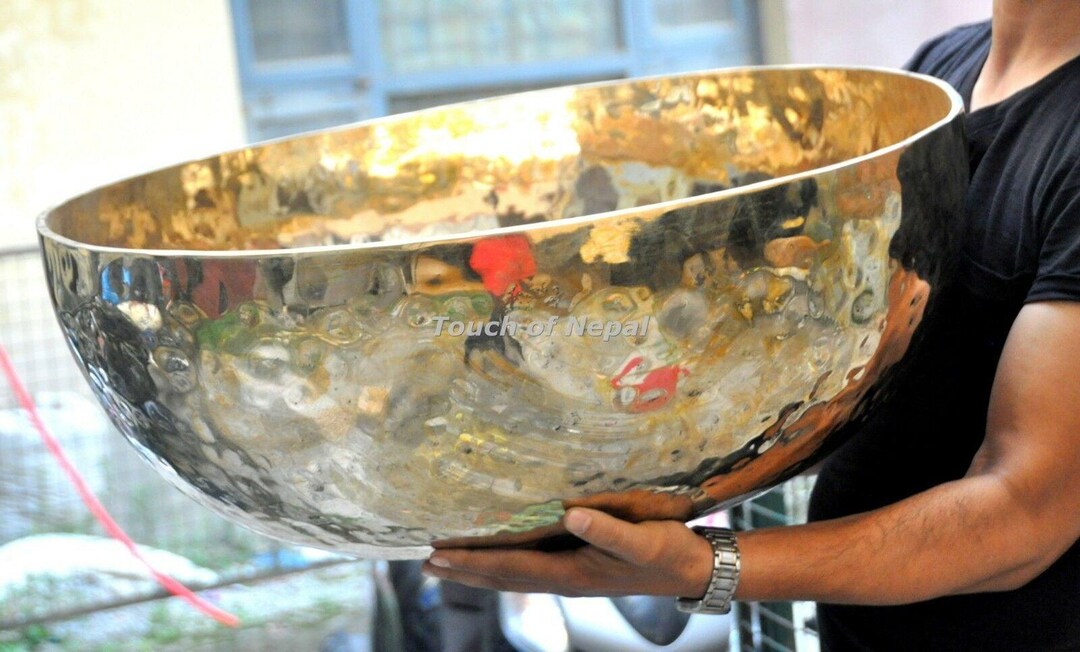 24 Inches Singing Bowl - Extra Large Singing Standing Bowls - Therapy ...