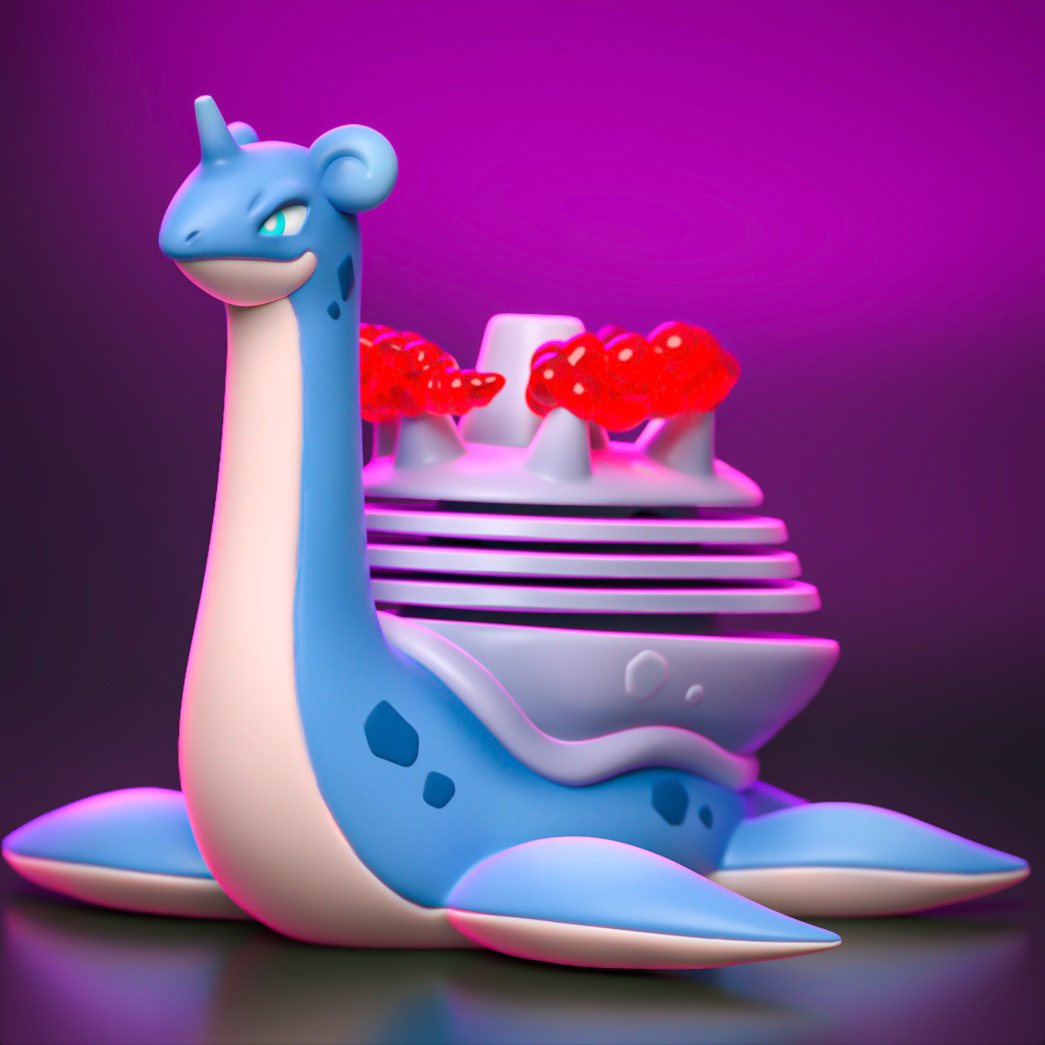3D Model STL - Scaled Lapras Evolution Line STL (digital File) - Etsy