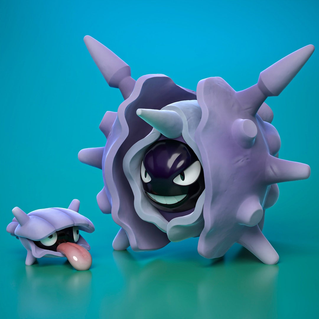 3D Model STL - Scaled Shellder Evolution Line STL (digital File) - Etsy