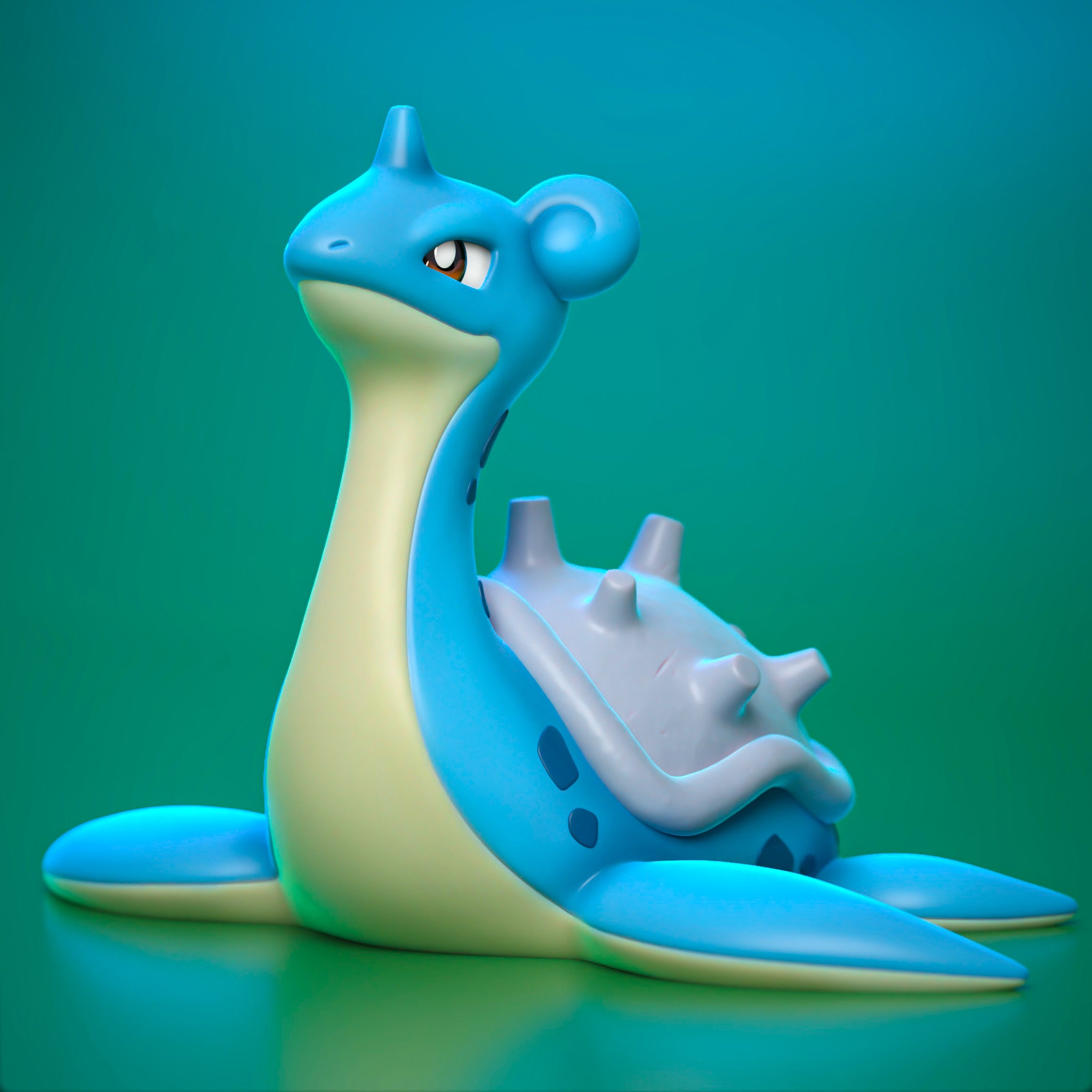 3D Model STL - Scaled Lapras Evolution Line STL (digital File) - Etsy
