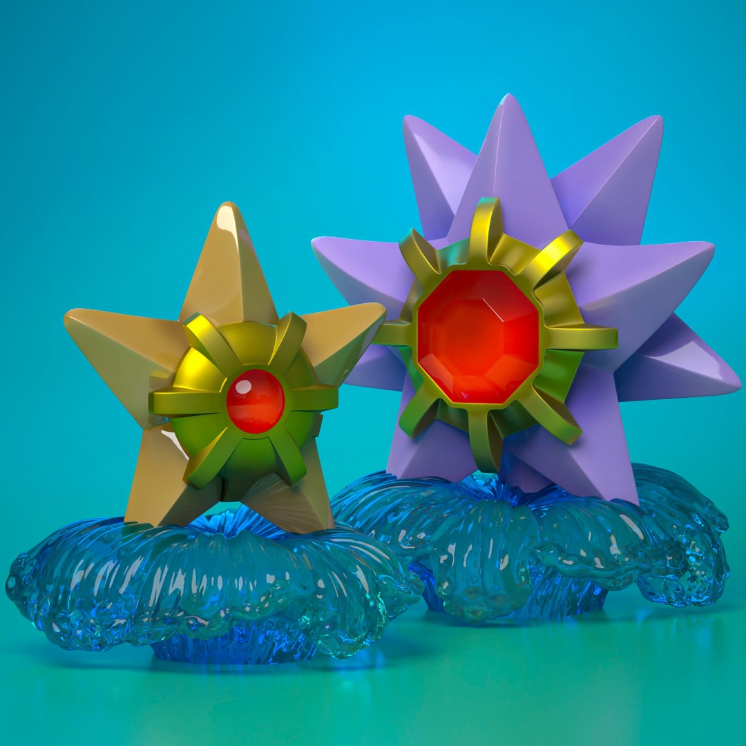 3D Model STL - Scaled Staryu Evolution Line STL (digital File) - Etsy