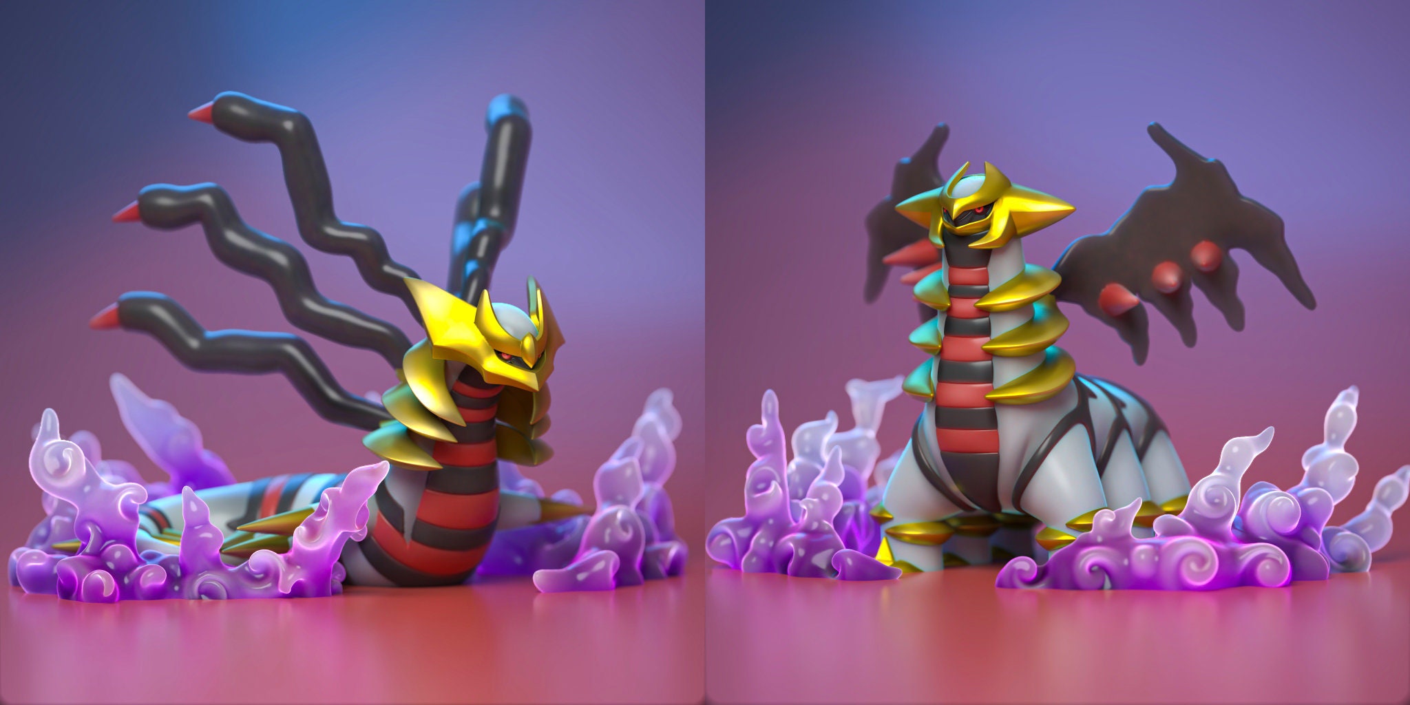 3D Model STL - Scaled Giratina STL (digital File) - Etsy