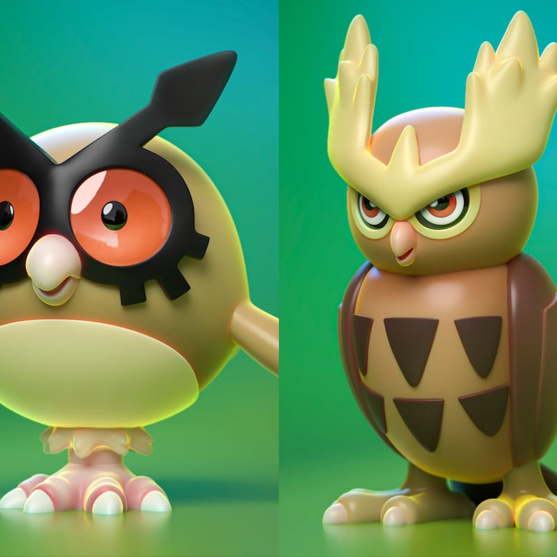 Hoothoot - Etsy Polska