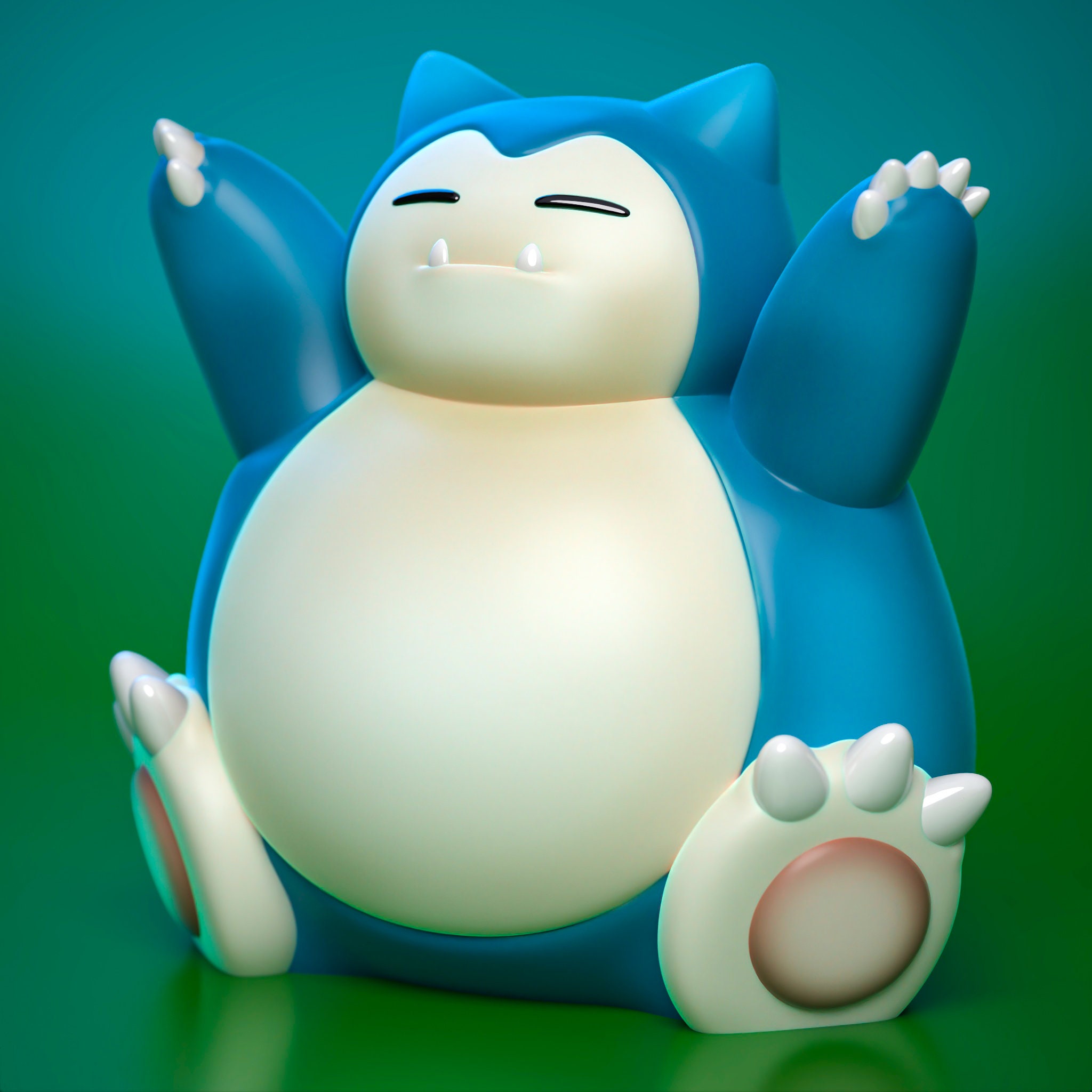 3D Model STL - Scaled Snorlax Evolution Line STL (digital File) - Etsy