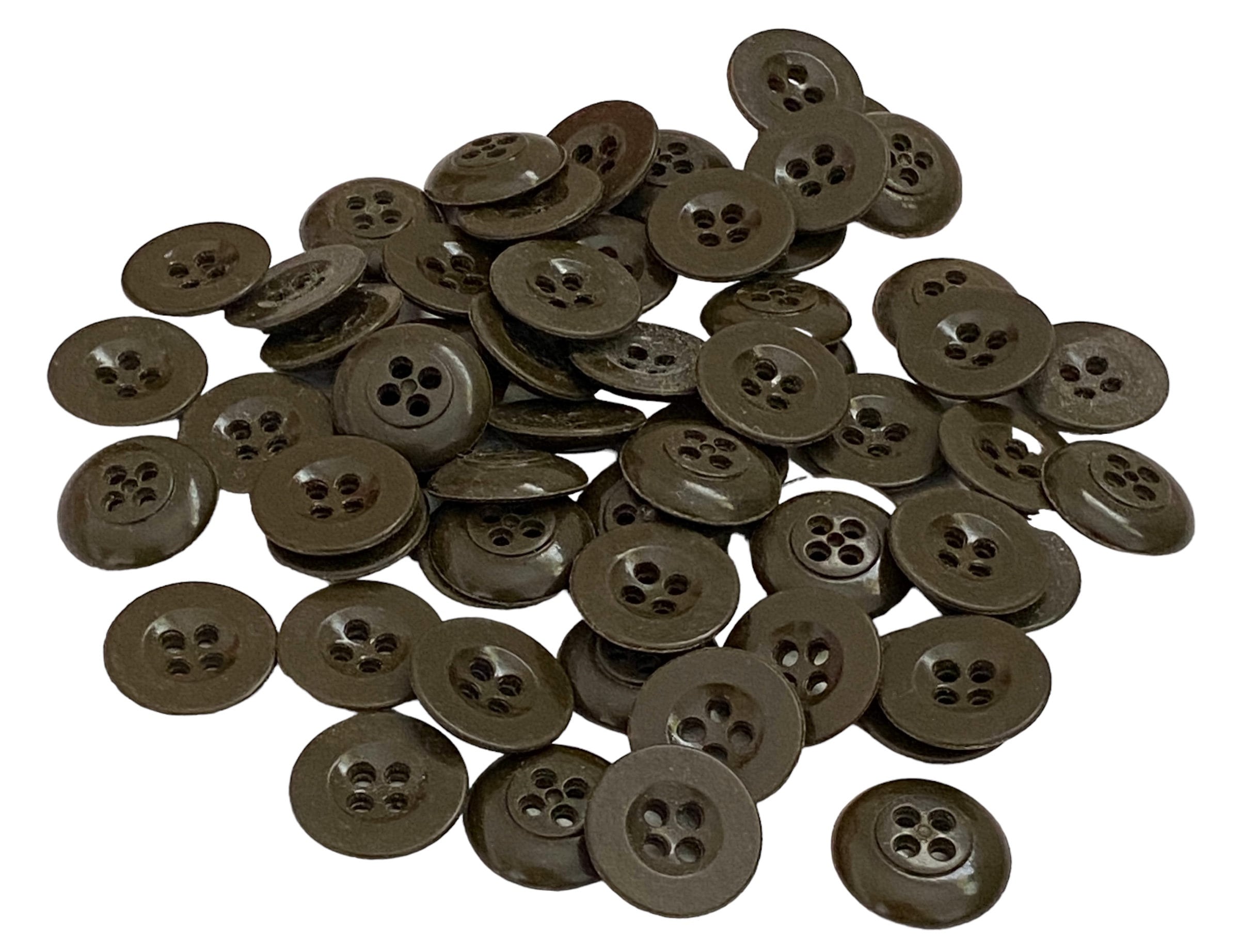 10 Vintage Olive Green Army Surplus Uniform Shirt Buttons 17mm - Etsy