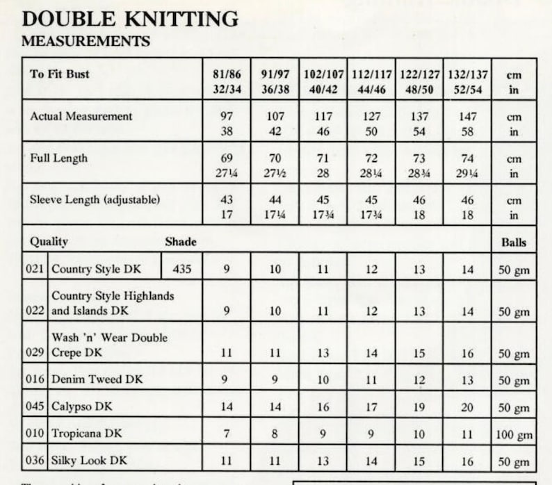 Ladies Cardigan Knitting Pattern DK Larger Sizes 32-54" - Digital ...