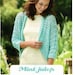 Ladies Lacy Spring/summer Shrug Knitting Pattern DK Sizes 32/36-38/40 ...