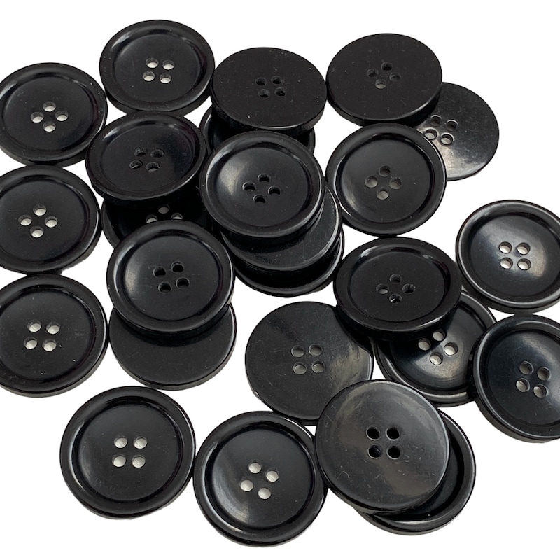 Black Coat Buttons - Etsy