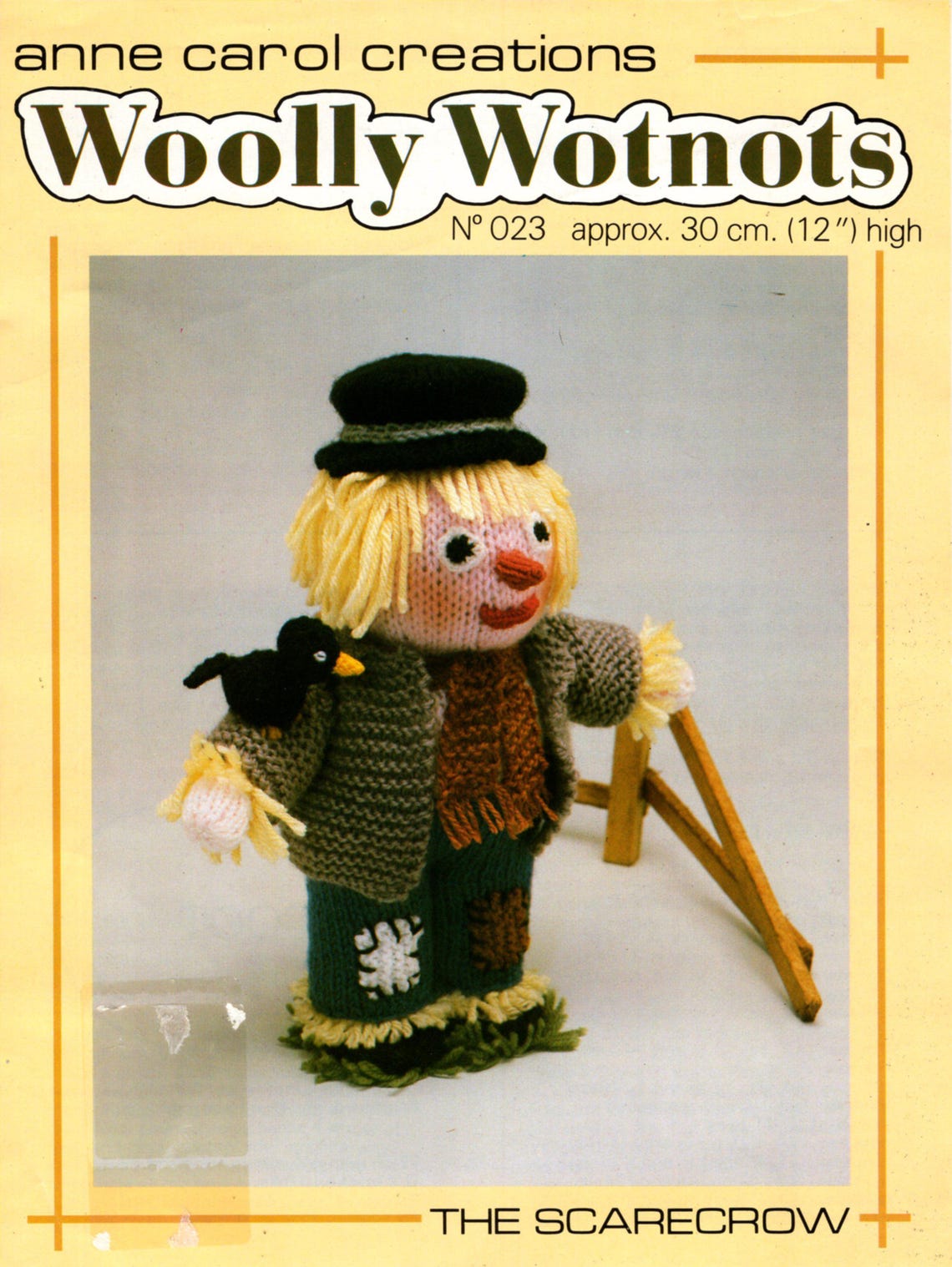 Woolly Wotnots Knitting Pattern No.23 - the Scarecrow - Knitted Toy - Etsy