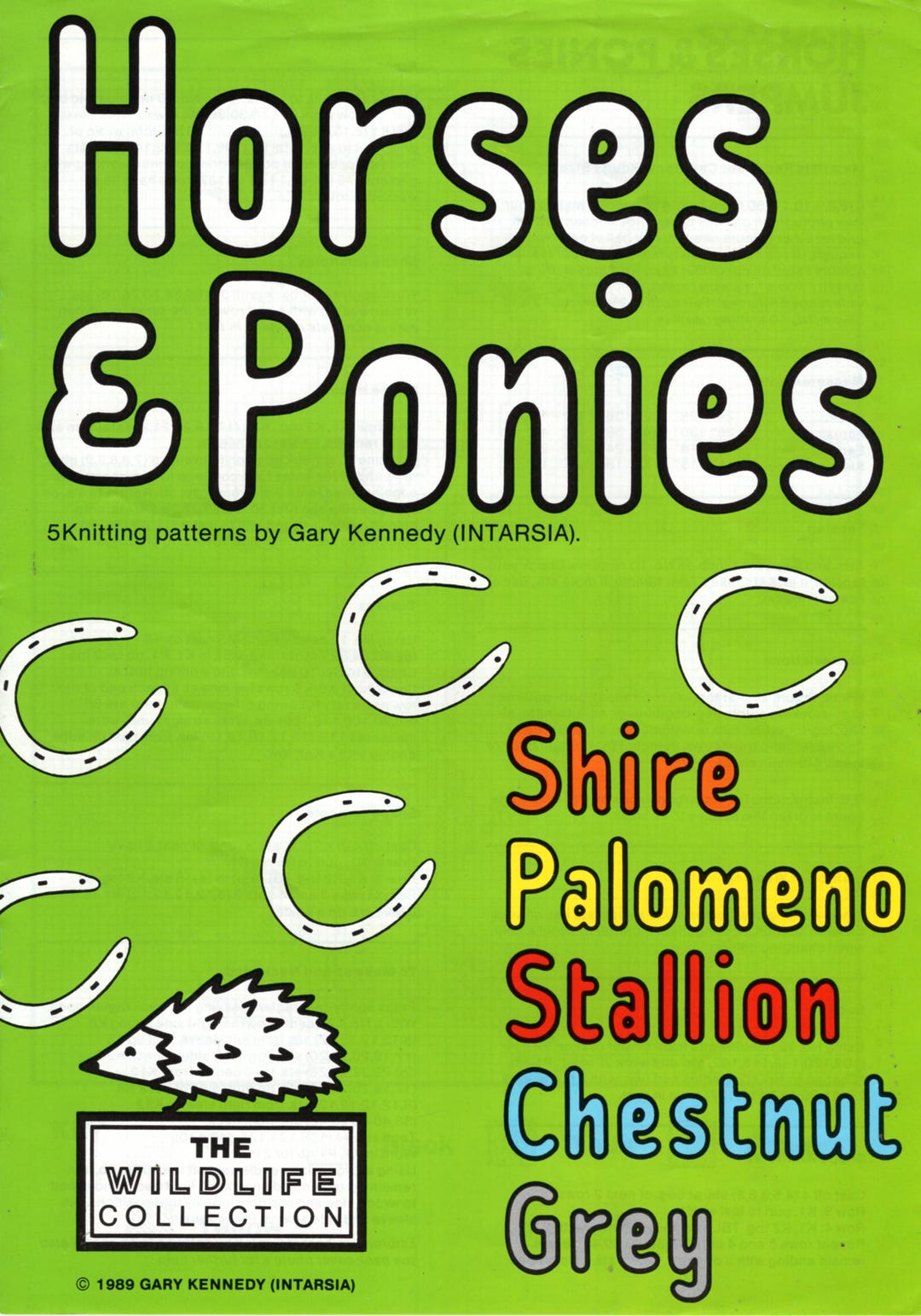 Horses & Ponies Knitting Patterns 5 Jumpers Childrens and Adult Sizes ...