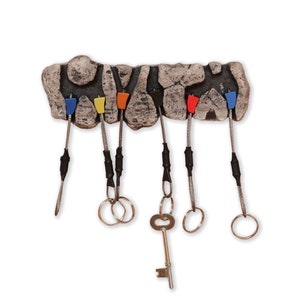 Handmade Rock Climbing Key Holder With Nut Keychains - Etsy