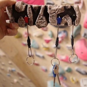 Handmade Rock Climbing Key Holder With Nut Keychains - Etsy UK