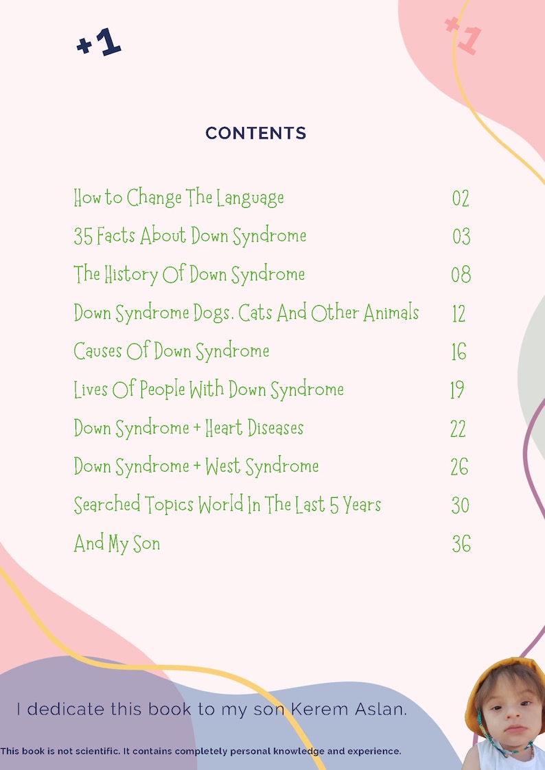 Down Syndrome and My Son Digital Book - Etsy
