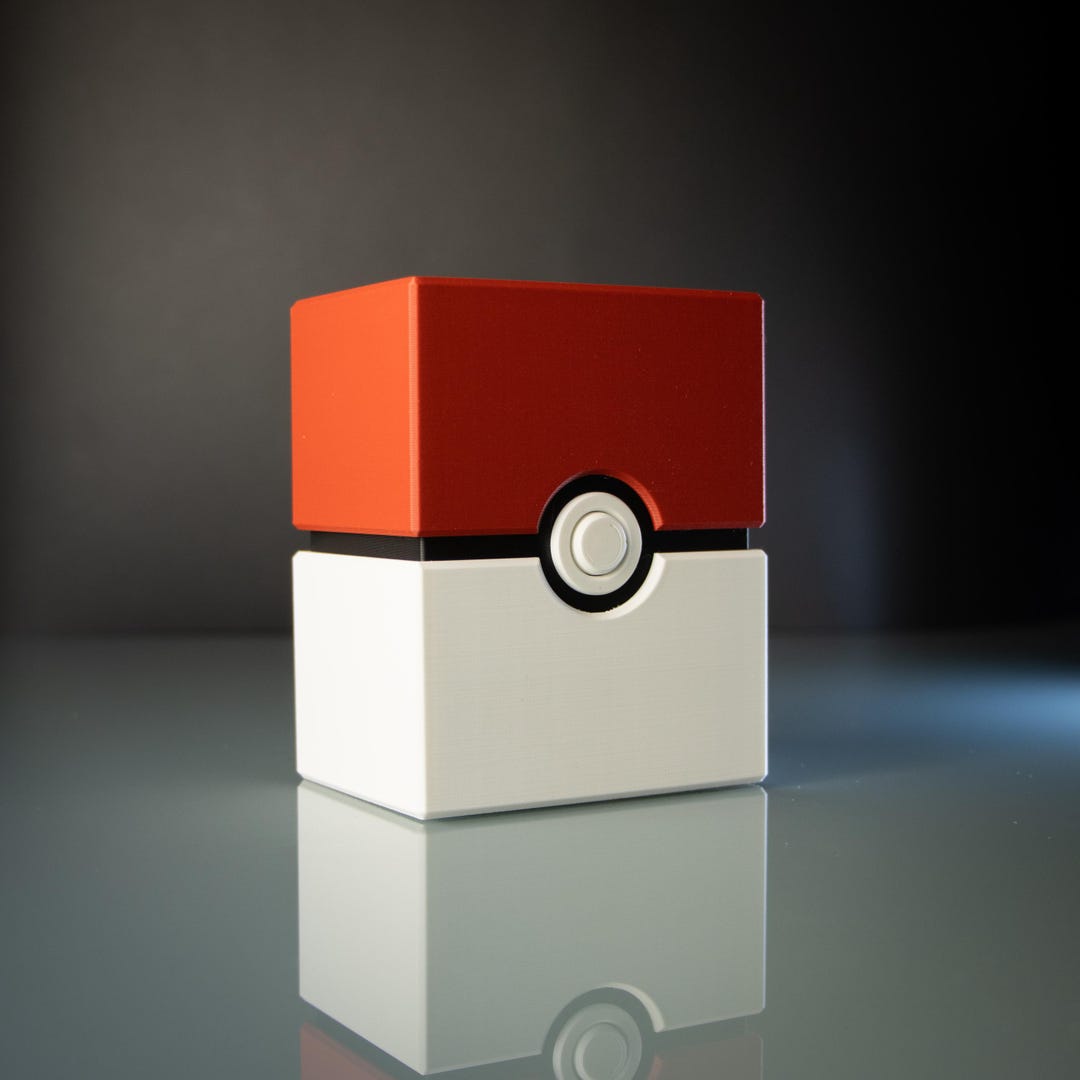 Pokeball - Deck Box for Tcgs - Pokemon, Magic, OP, ... - Etsy