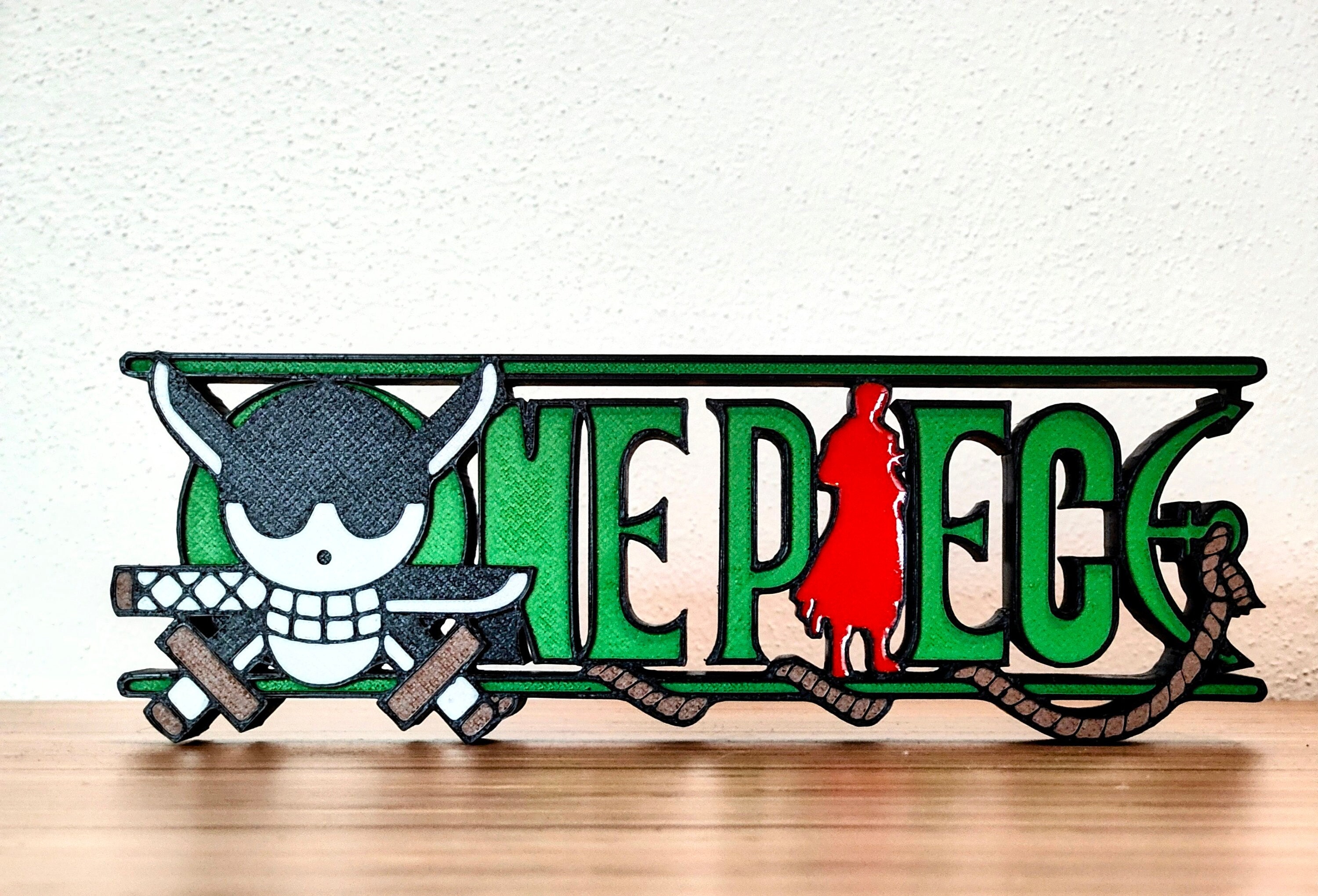 One Piece Banner Character Logo/sign Ruffy, Zorro, Shanks Etc - Etsy