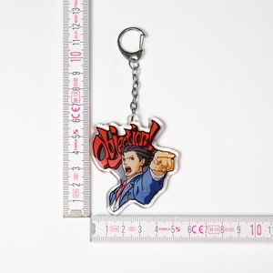 Phoenix Wright (ace Attorney) and Others - Acrylic Keychain - Etsy