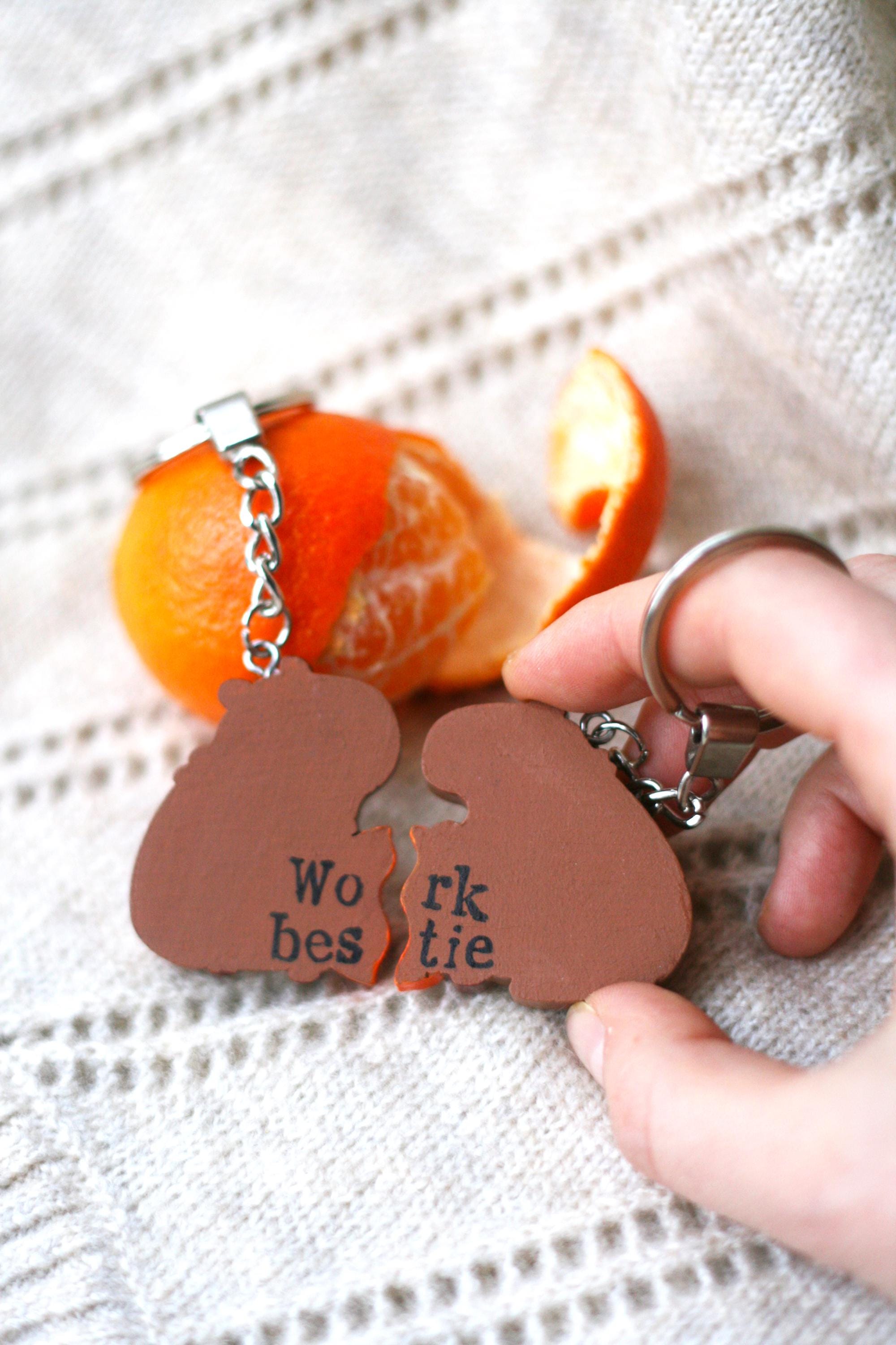 Capybara Lovers Keychain Set: Personalized Wooden Couple Keyrings - Etsy