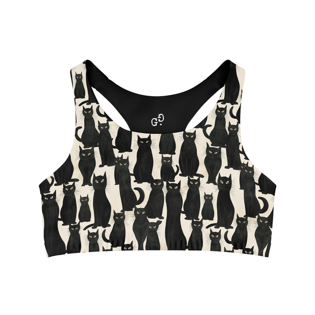 Sujetador Deportivo Cats, Sin Costuras, Cómodo, Diseño Exclusivo De ...
