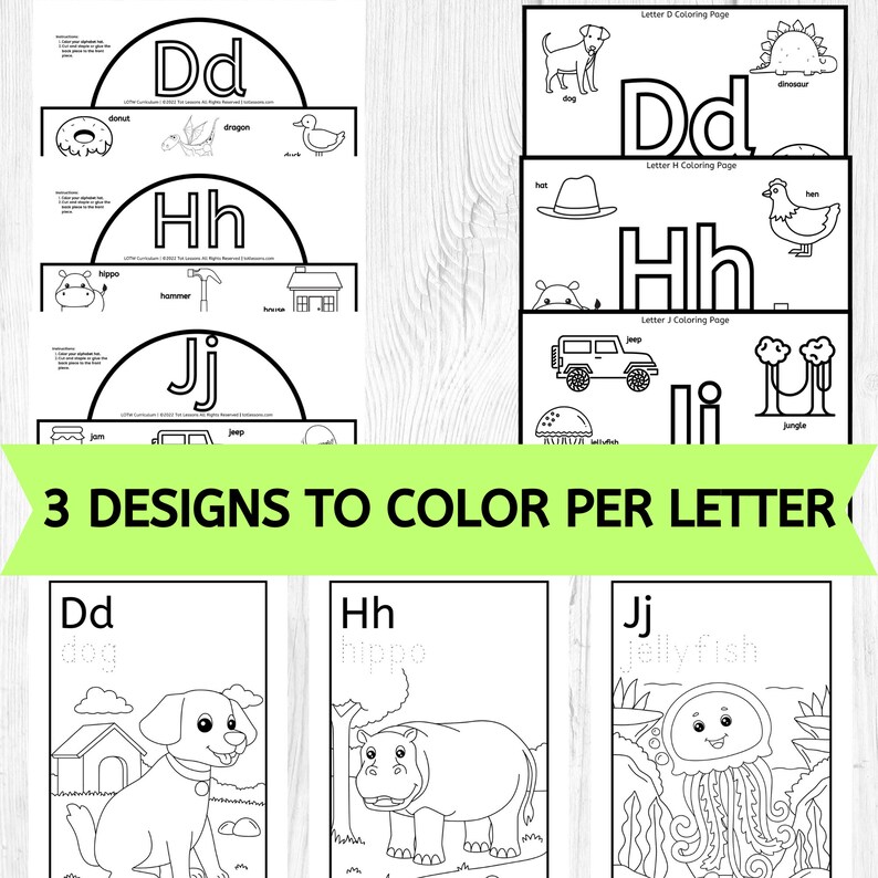Alphabet Coloring & Activity Pack [76 Pages of Educational Coloring] - Etsy