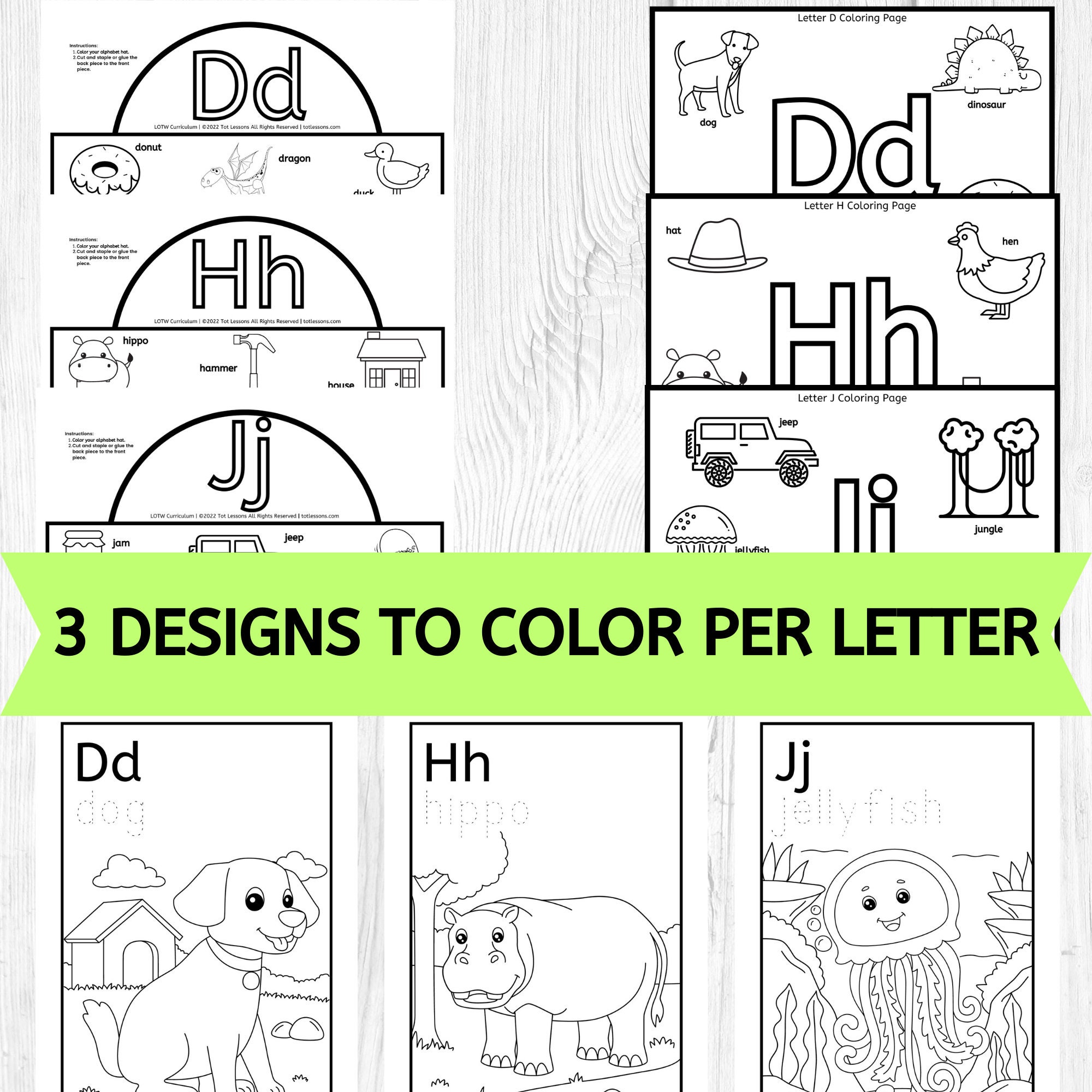 Alphabet Coloring & Activity Pack 76 Pages of Educational - Etsy