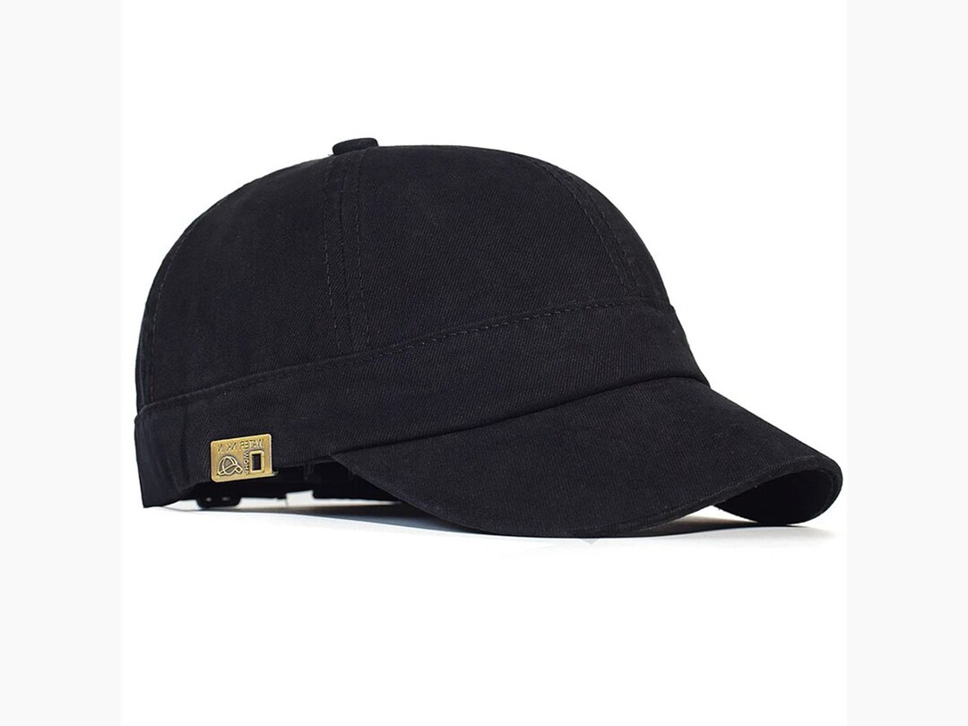Vintage Short Brim Baseball Cap, Cotton Men Women Soft Dad Hat ...