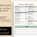 Home Closing Checklist: Printable & Digital PDF Guide - Etsy
