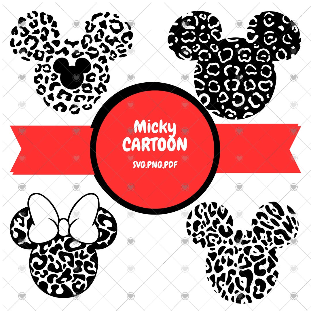 Classic Mouse Pose Bundle Moose Svg Mouse Printable Decal - Etsy