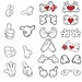 Mouse Hands Svg, Mouse Hands Clipart Svg, Mouse Gloves Svg, Mouse Hands ...
