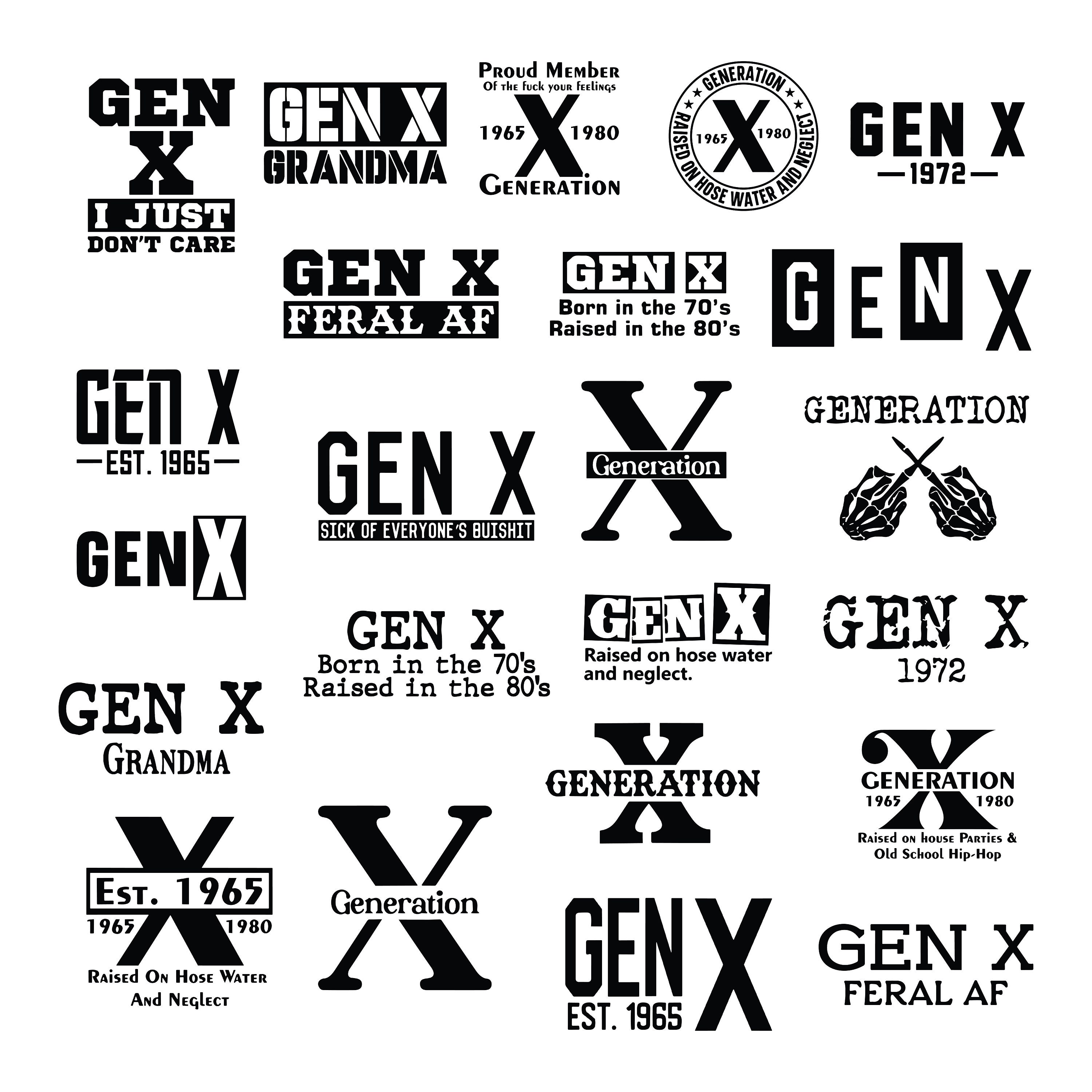 Generation X Svg,gen X Svg,generation X Png,raised on Hose Water and ...