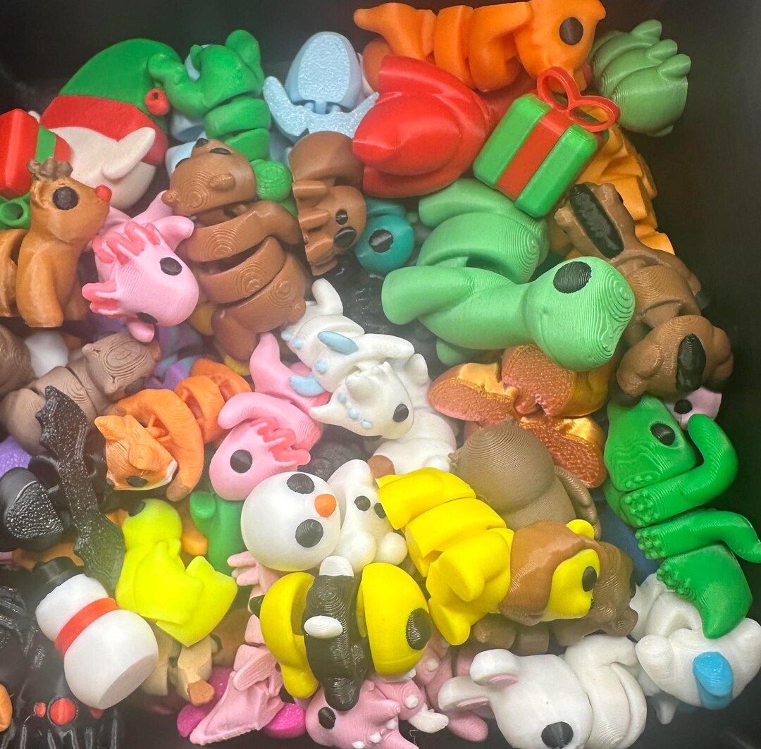 Tiny 3D Animals & Critters | Desk Fidget - Etsy Australia