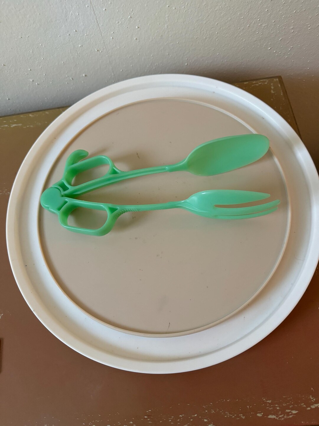 Tupperware Green Salad Serving Tongs, Vintage - Etsy
