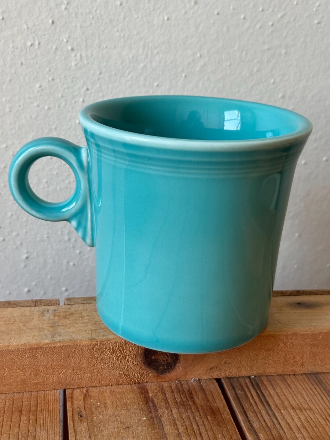 Fiestaware Turquoise Mug With Ring Handle, Vintage HLC USA - Etsy