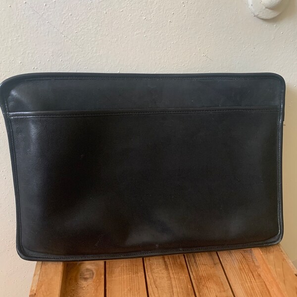 Leather Coach Document Holder - Etsy
