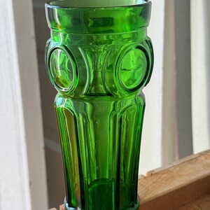 Wheaton Green Glass 6.75” Tumbler / Vase. Vintage - Etsy