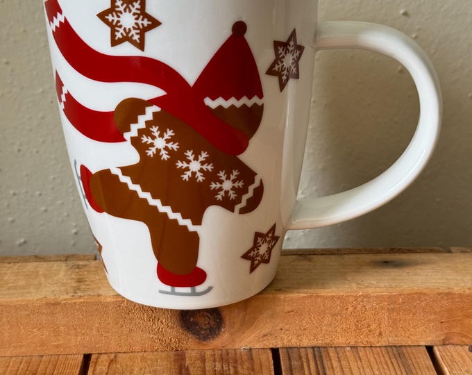 Crate and Barrel Gingerbread Man Coffee Cup / Mug, 12 Oz. - Etsy