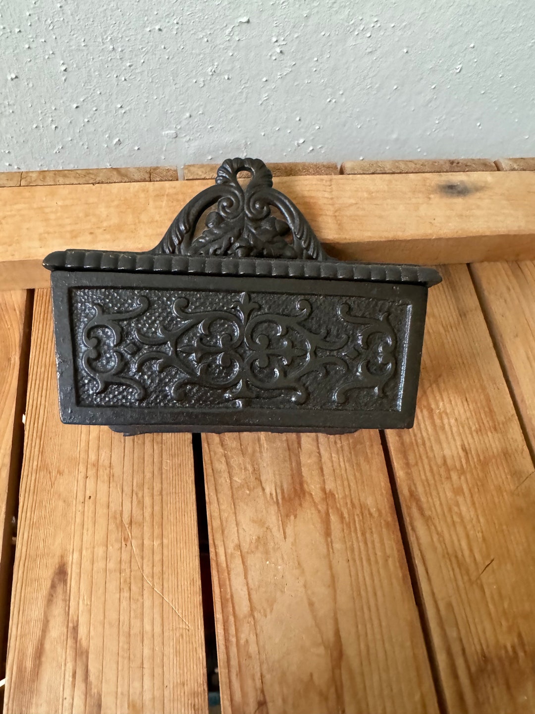 Cast Iron Match Holder Box, Wall Mount, Vintage - Etsy
