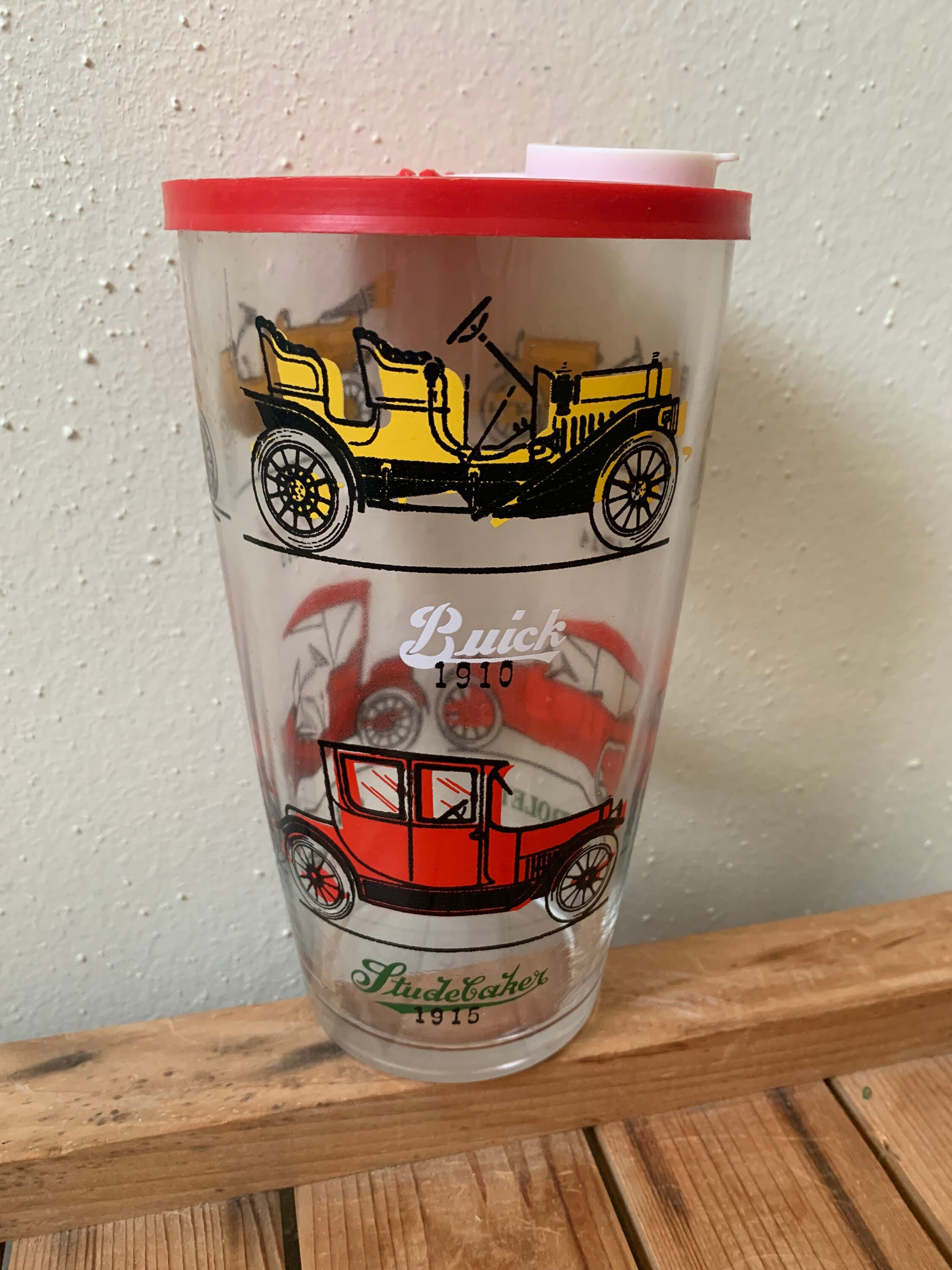 Antique Cars, Glass Shaker/pitcher, Hazel Atlas Vintage - Etsy