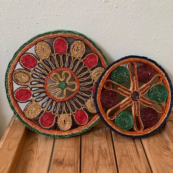 Straw Trivets - Etsy