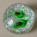 Glass Paperweight With Lady Bugs on Leaves, Bubbles. - Etsy
