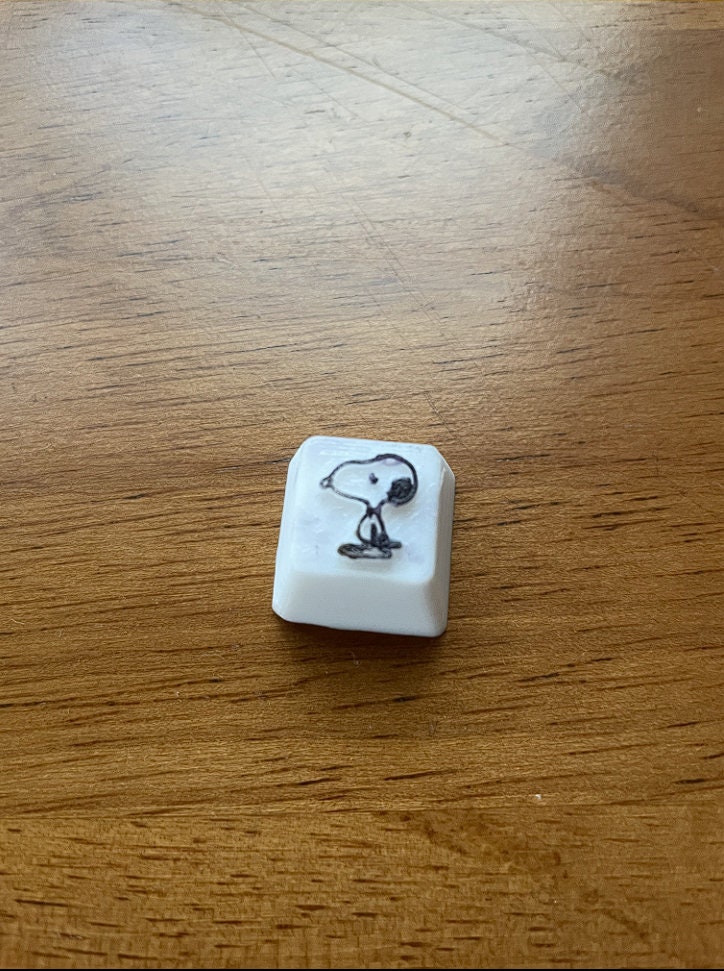 Snoopy Keycap - Etsy