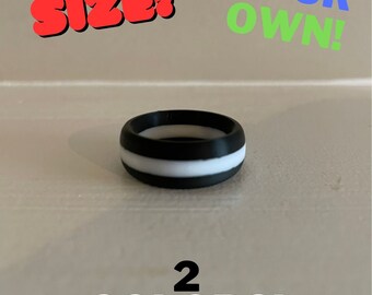 Stylish 3D Printed Ring - Custom Finish, Lightweight & Durable - Etsy