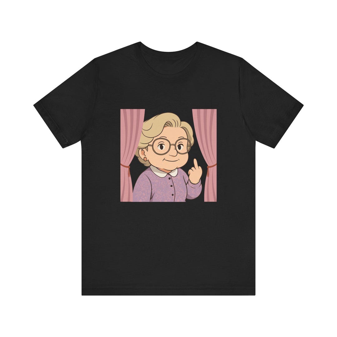 Mrs Doubtfire Middle Finger T-shirt | Funny T-shirt | Movie T-shirt ...
