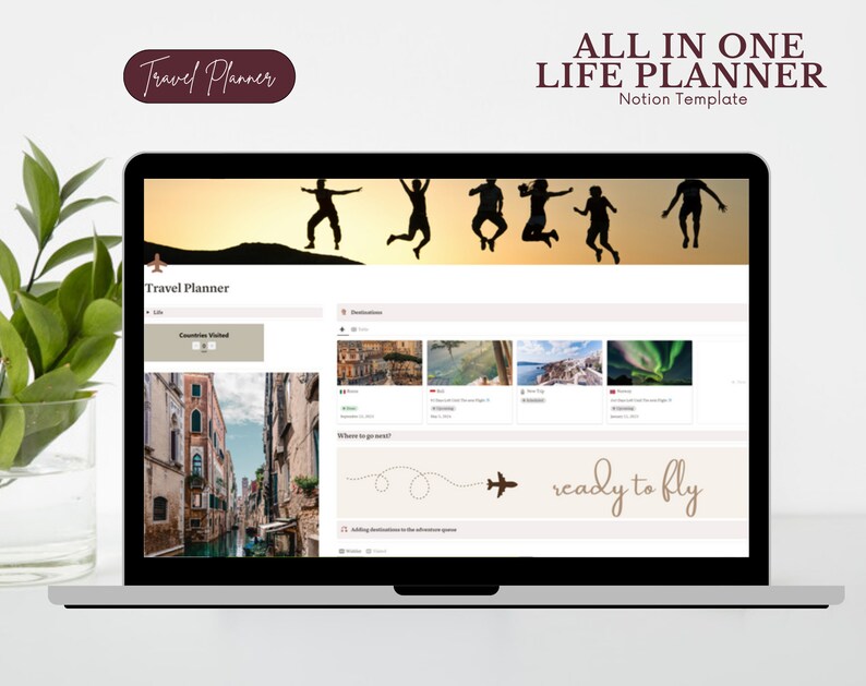 All in One Notion Template Notion Dashboard Notion Personal Life Planner Notion Organize ...