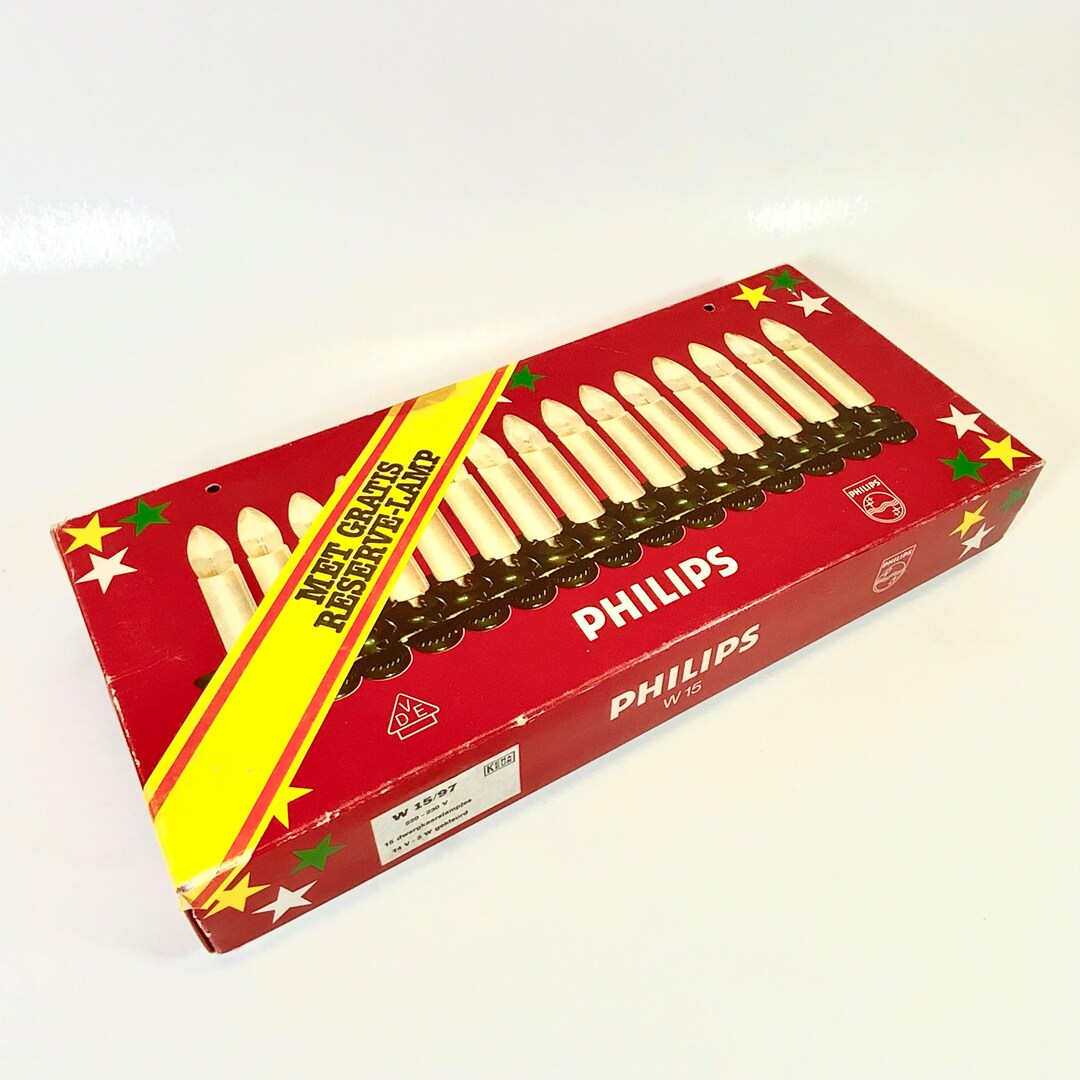Vintage Philips Christmas Lights Christmas Tree Lights 4-5 Meters ...