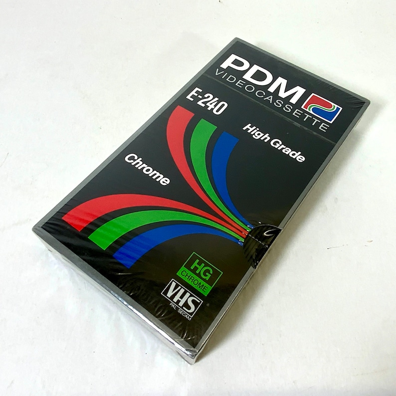 Set of 3 Sealed New VHS Cassette Tapes | Sony Dx 240 | Pdm E-240 Hg ...